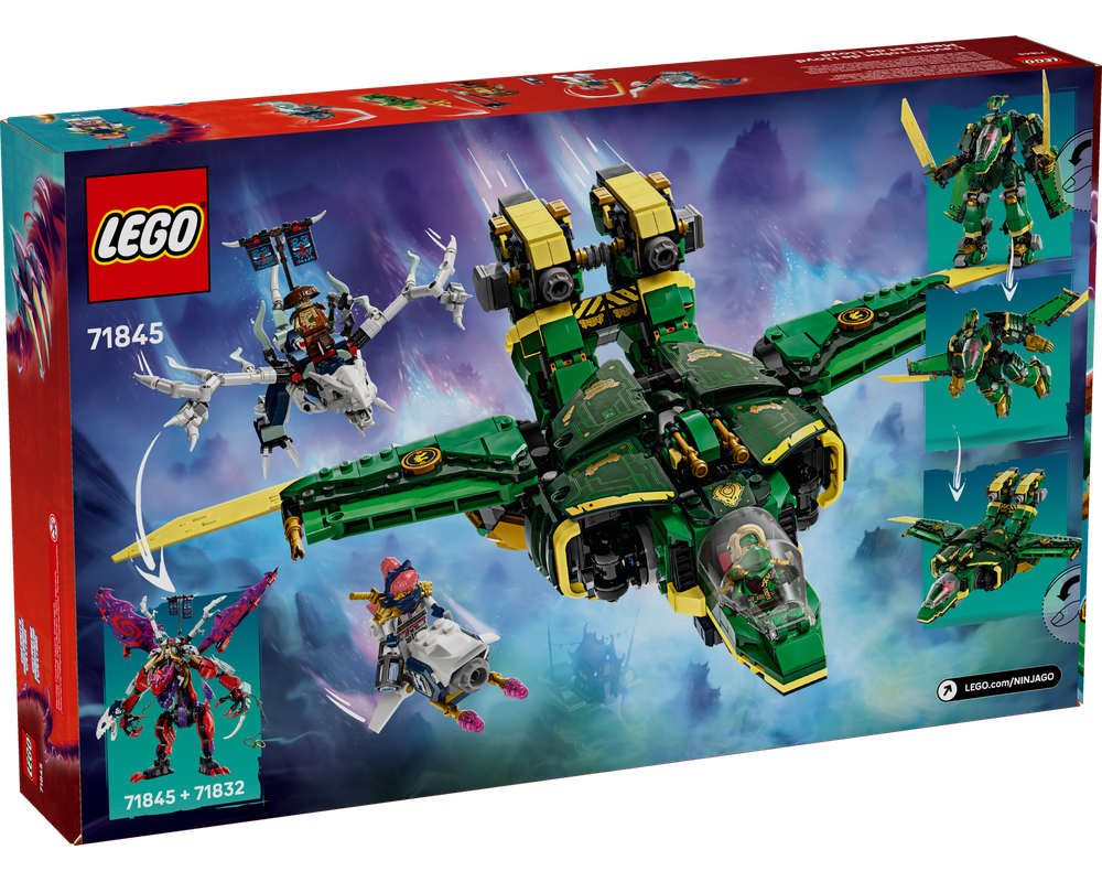 LEGO Set 71845-1 Lloyd’s Jet Mech (2025 Ninjago) | Rebrickable - Build with LEGO