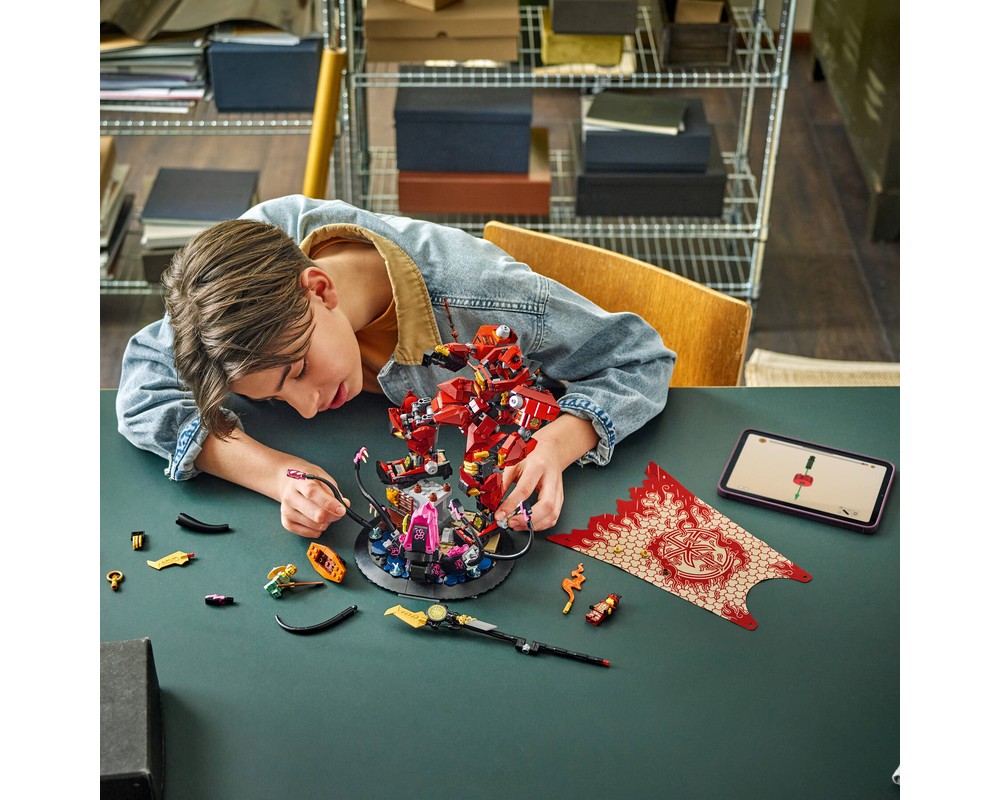 LEGO Set 71846-1 The Fire Knight Mech (2025 Ninjago) | Rebrickable ...