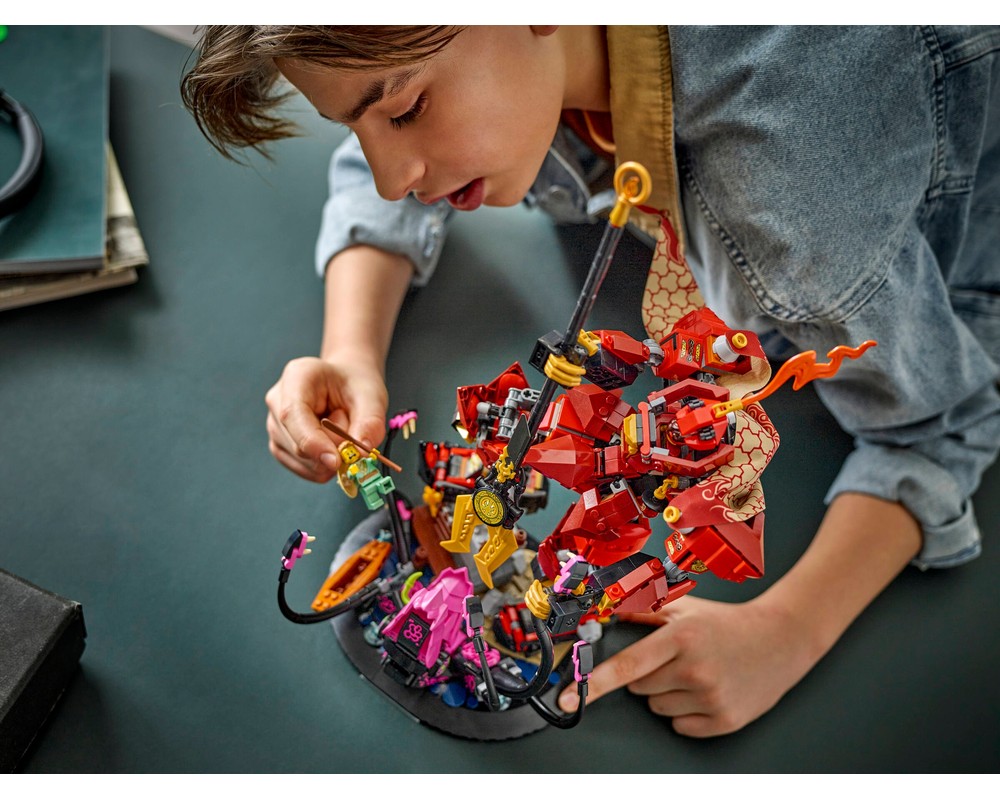 LEGO Set 71846-1 The Fire Knight Mech (2025 Ninjago) | Rebrickable ...