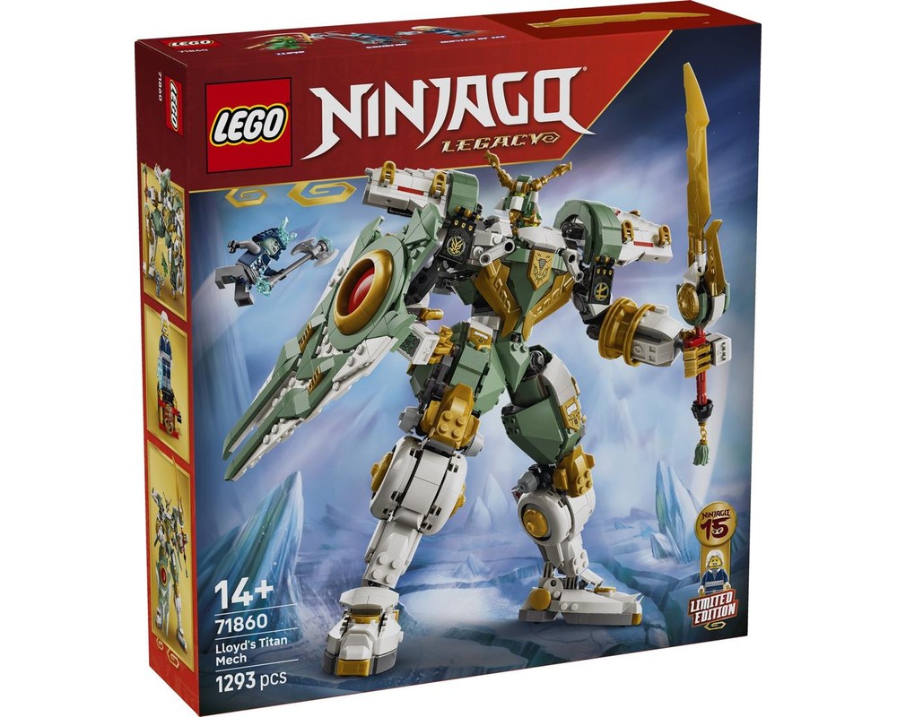 LEGO Set 71860-1 Lloyd's Titan Mech 15th Anniversary (2026 Ninjago ...