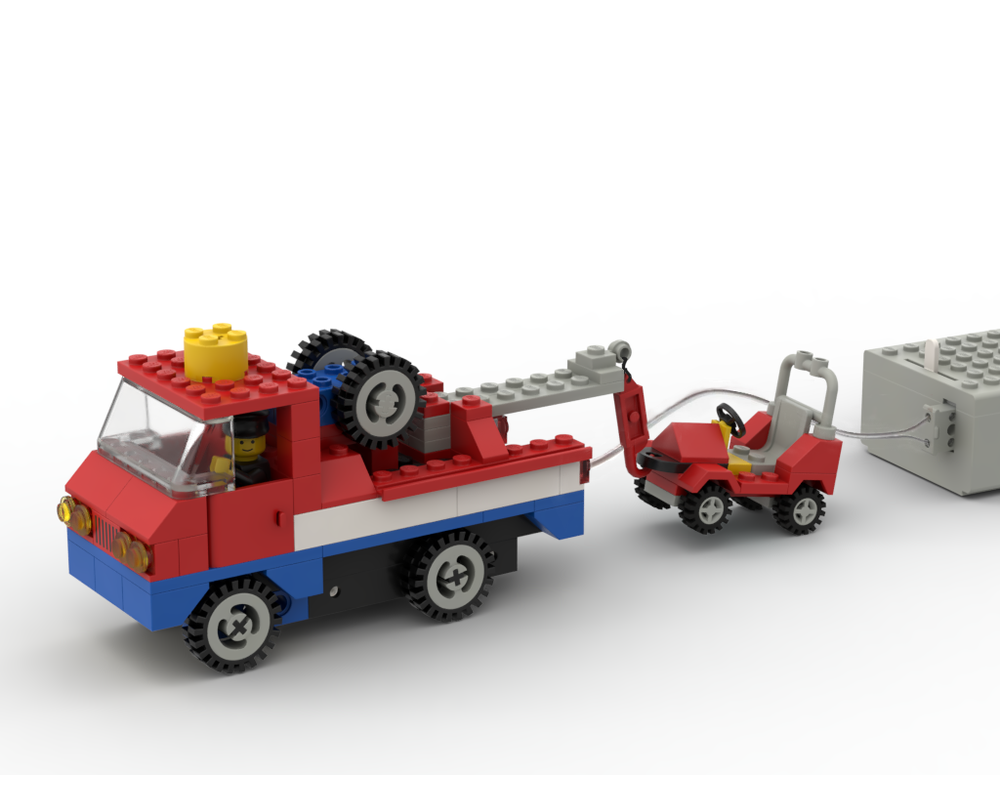 LEGO Set 720-1-c19 Tow Truck (1985 Universal Building Set > Basic ...