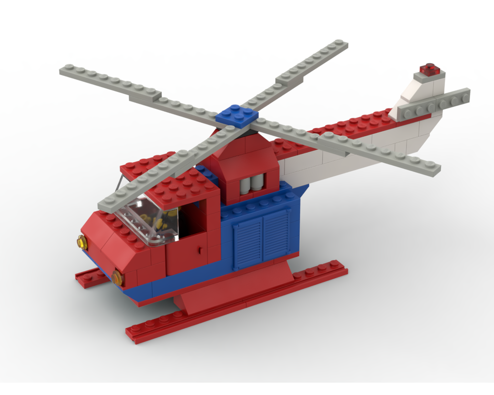 LEGO Set 720-1-c4 Helicopter (1985 Universal Building Set > Basic ...