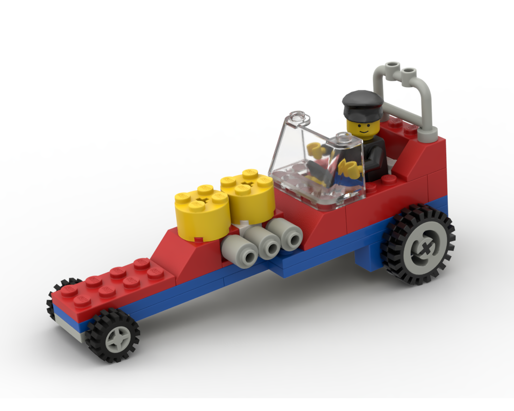 LEGO Set 720-1-c5-s1 Dragster (1985 Universal Building Set > Basic ...