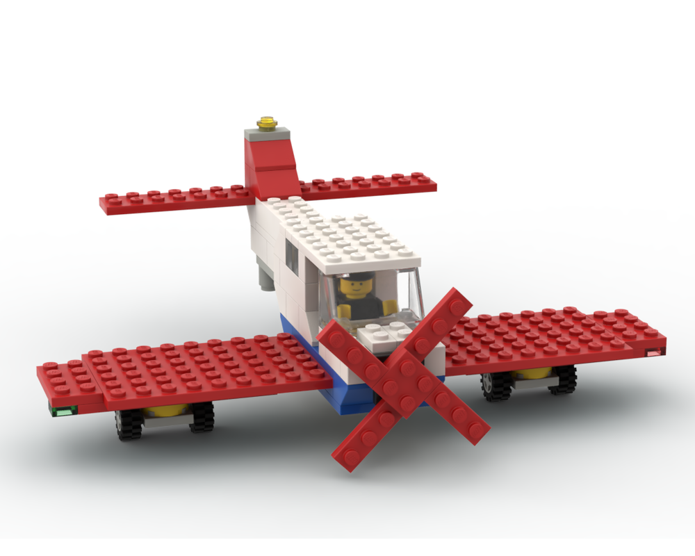 LEGO Set 720-1-c9 Airplane (1985 Universal Building Set > Basic ...