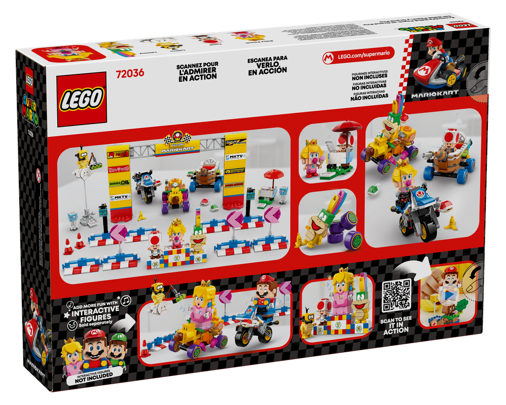 LEGO Set 72036-1 Mario Kart - Baby Peach & Grand Prix Set (2025 Super ...
