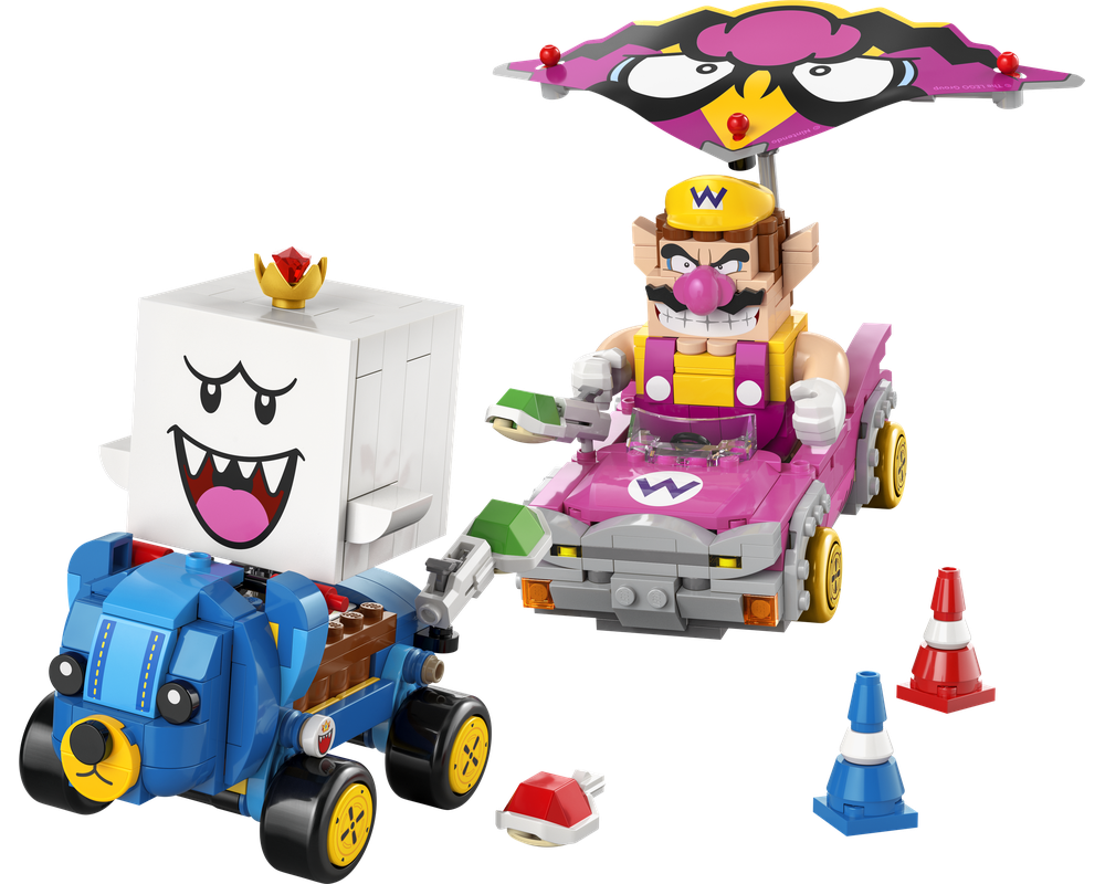 LEGO Set 72038-1 Mario Kart – Wario & King Boo (2025 Super Mario ...