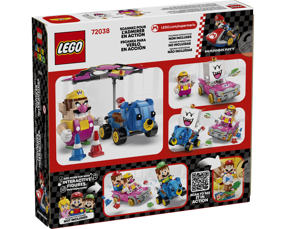 LEGO Set 72038-1 Mario Kart – Wario & King Boo (2025 Super Mario ...