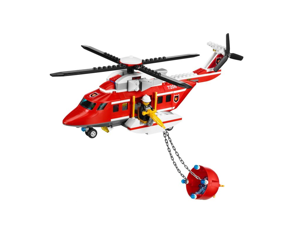LEGO Set 7206-1-s1 Fire Helicopter (2010 City > Fire) | Rebrickable ...