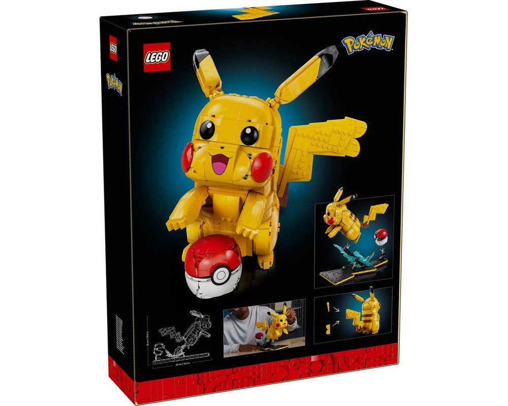 LEGO Set 72152-1 Pikachu and Poké Ball (2026 Pokémon) | Rebrickable ...