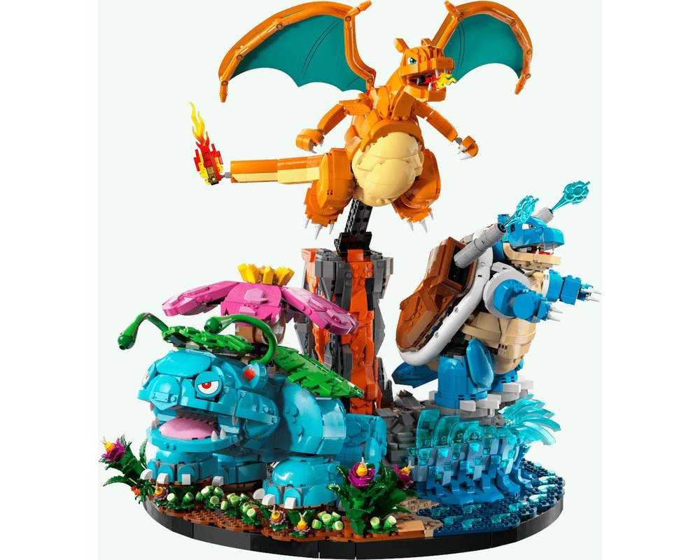 LEGO Set 72153-1 Venusaur, Charizard and Blastoise (2026 Pokémon ...