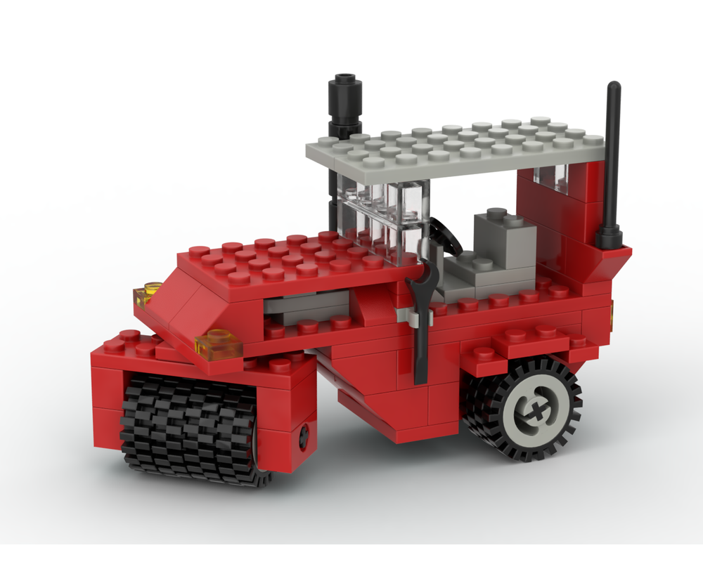 LEGO Set 722-1-b5 Road roller (1980 Universal Building Set ...