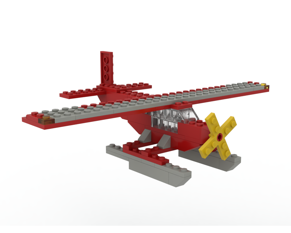 LEGO Set 722-1-c8 Airplane (1980 Universal Building Set) | Rebrickable - Build with LEGO