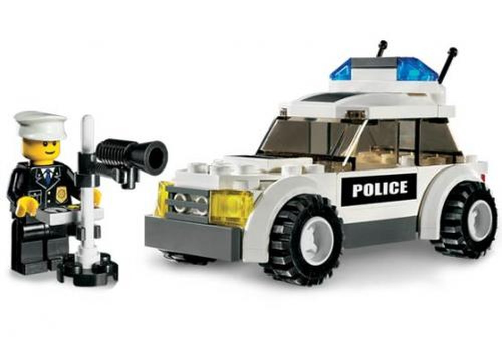 LEGO Set 7236-1 Police Car, Black Logo (2005 Town > City > Police ...