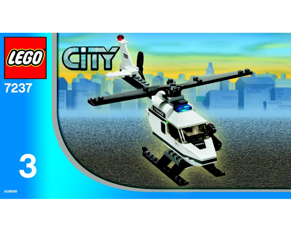 LEGO Set 7237-1-s2 Police Helicopter (2005 City > Police) | Rebrickable ...