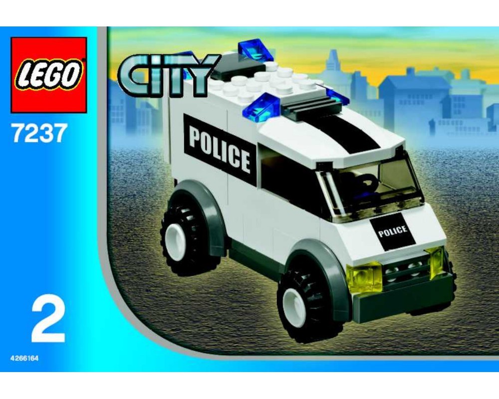 LEGO Set 7237-2-s1 Police Van (2005 City > Police) | Rebrickable ...