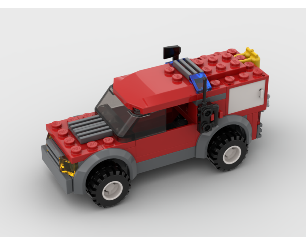 LEGO Set 7240-1-s1 Fire Car (2005 City > Fire) | Rebrickable - Build ...