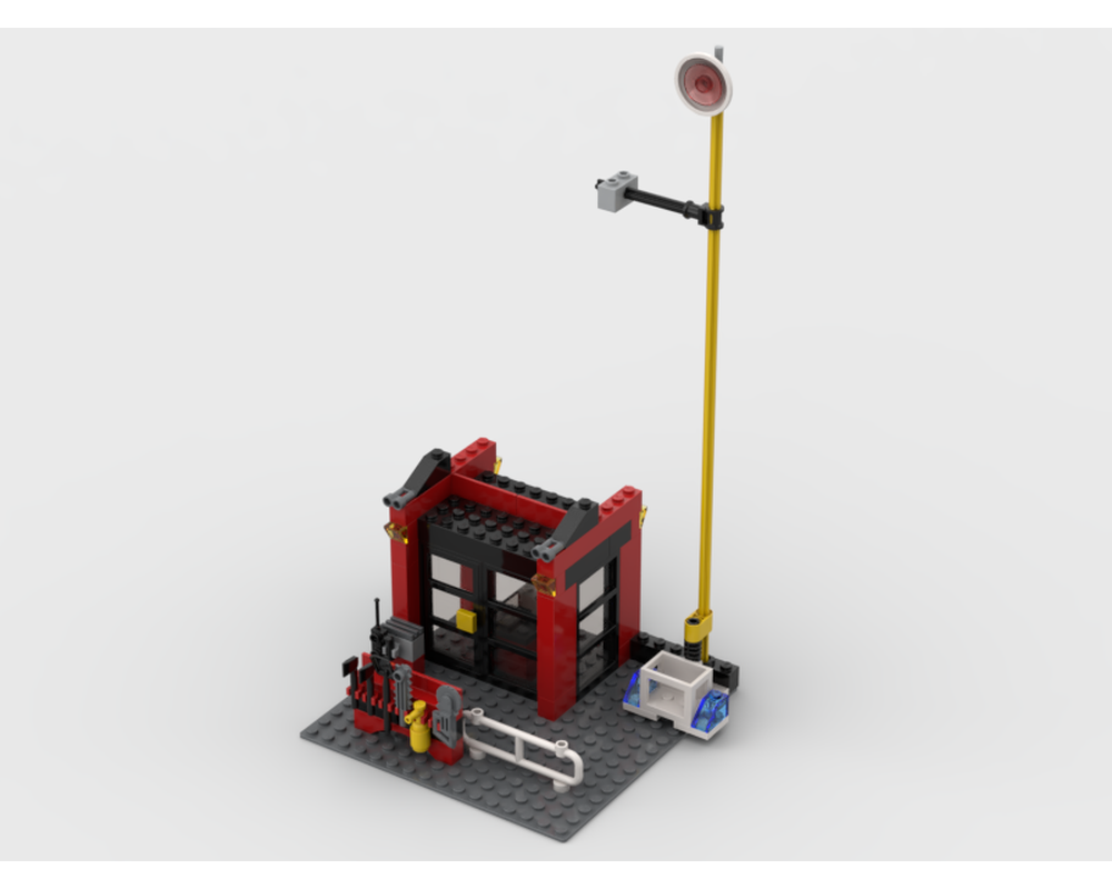 LEGO Set 7240-1-s3 Fire Station First Floor (2005 City > Fire ...