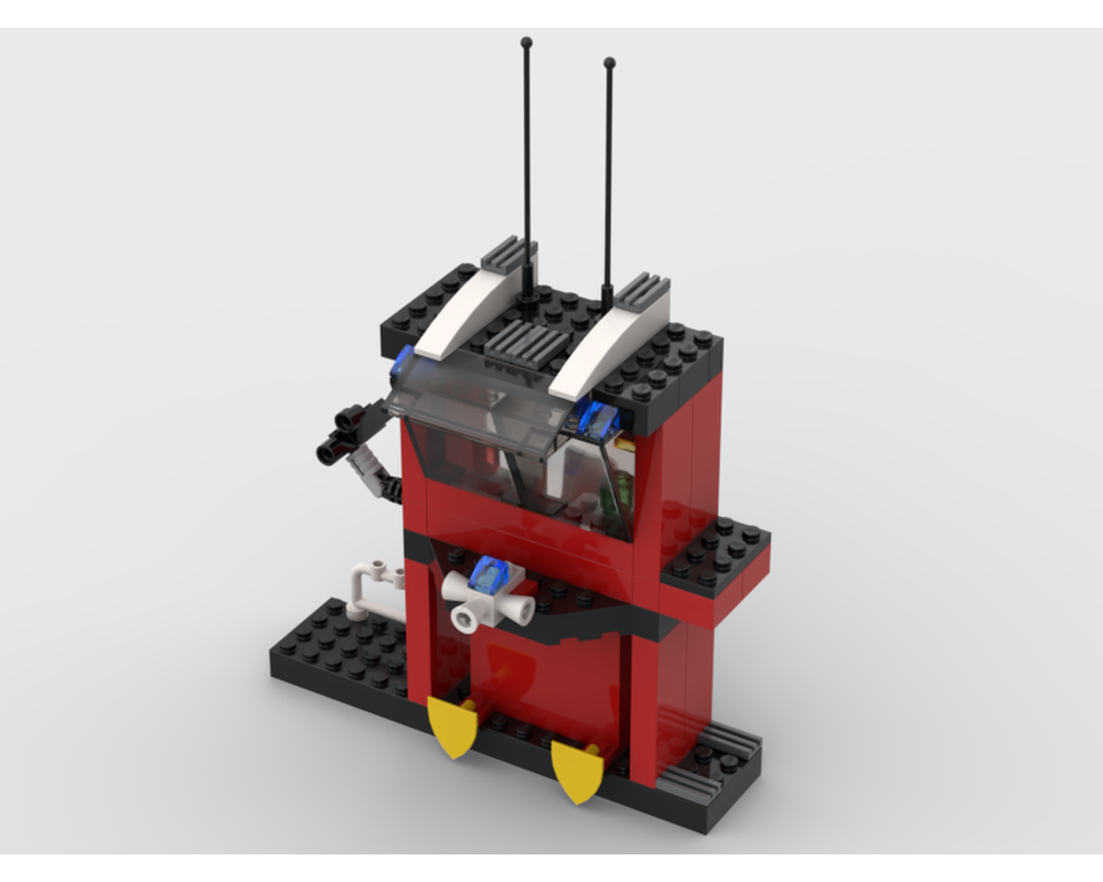LEGO Set 7240-1-s4 Fire Station Tower (2005 City > Fire) | Rebrickable ...