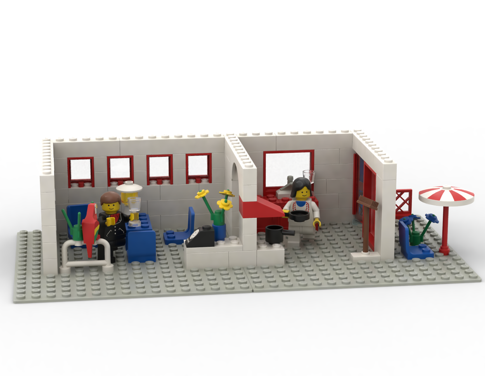 LEGO Set 725-1-c10 House (1990 Universal Building Set > Basic ...