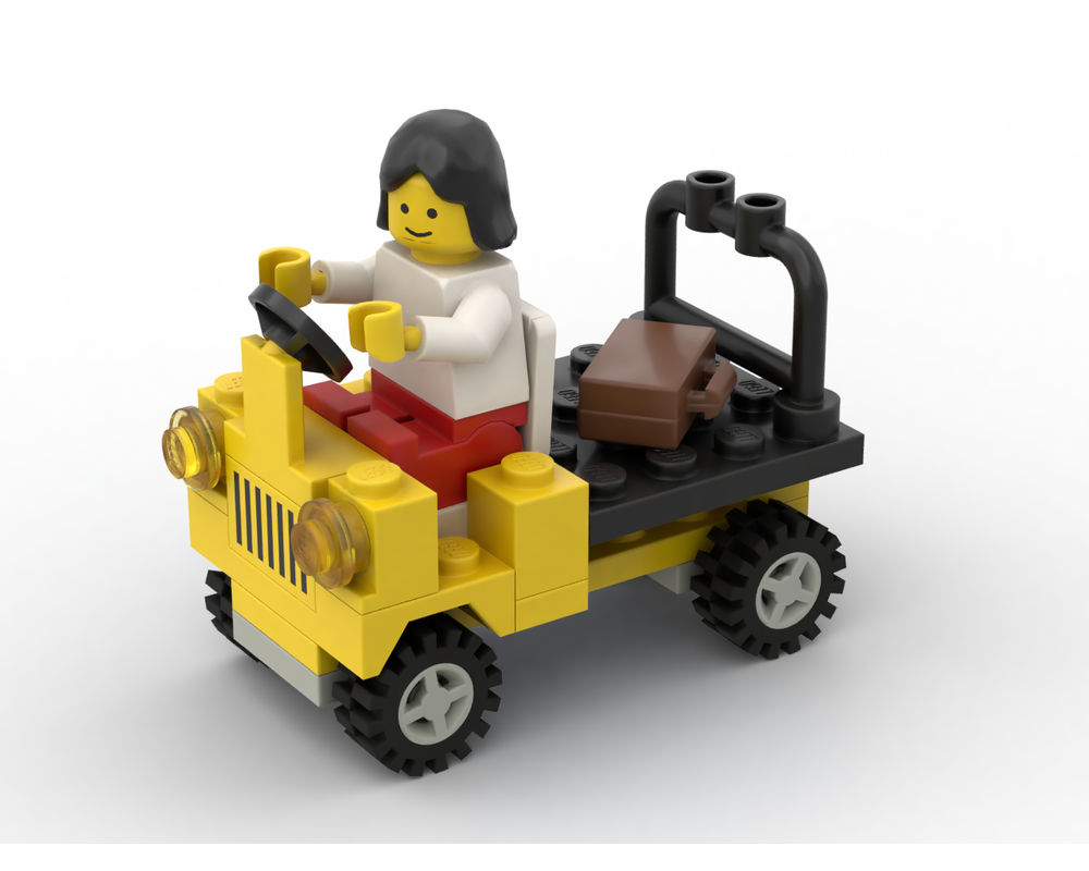 LEGO Set 730-2-b8 Luggage Car (1985 Universal Building Set > Basic ...