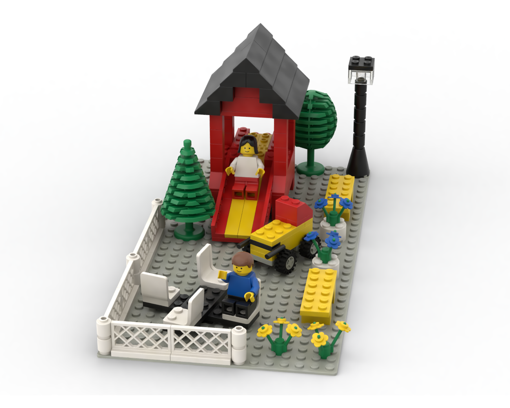 LEGO Set 730-2-c4 Playground (1985 Universal Building Set > Basic ...