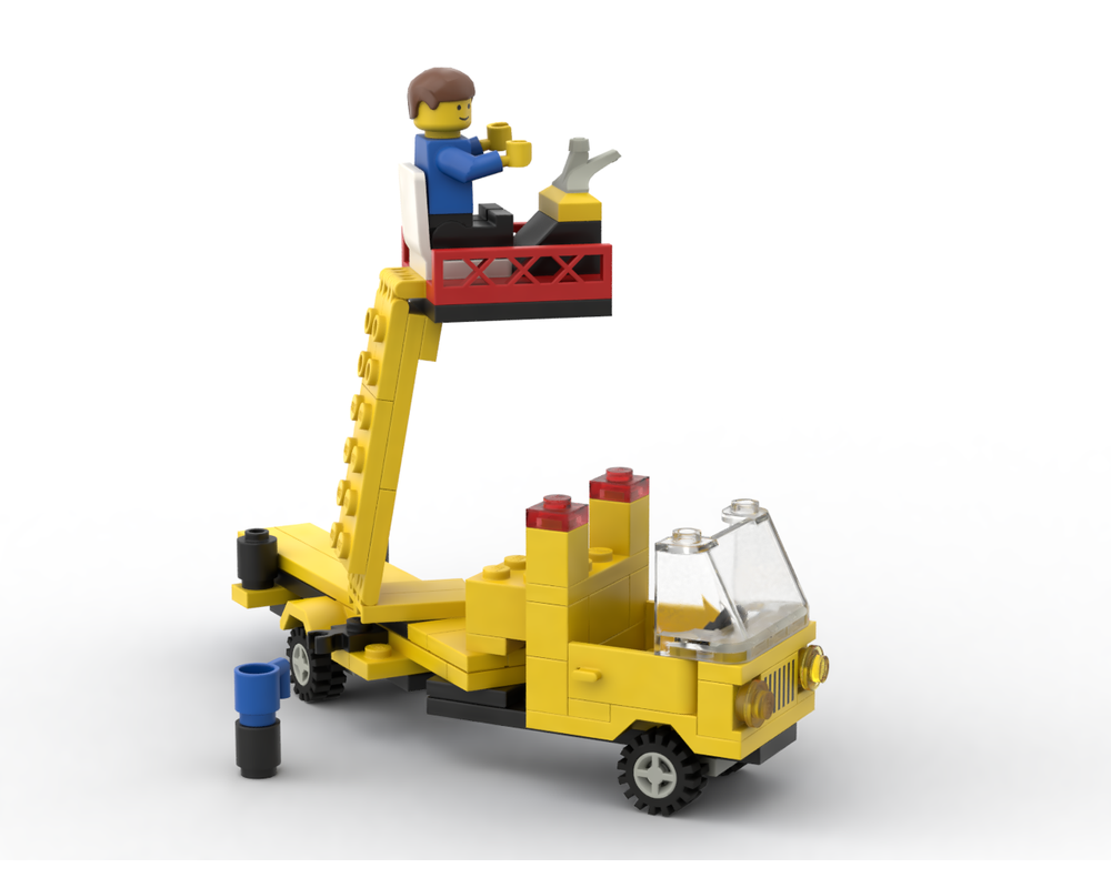 LEGO Set 730-2-c7 Cherry picker (1985 Universal Building Set > Basic ...