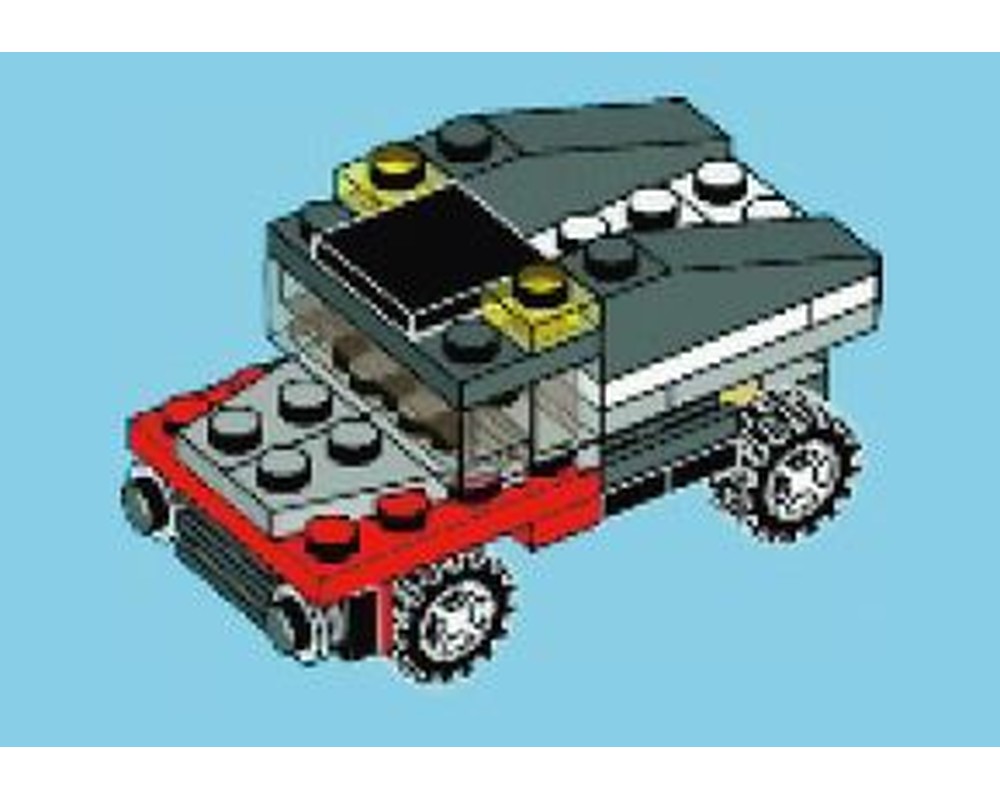 LEGO Set 7345-1-b2-s2 Red Truck (2012 Creator > Creator 3-in-1 ...