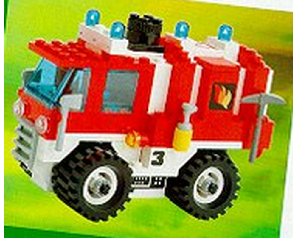 LEGO Set 735-1-b5 Fire Rescue Truck (1990 Universal Building Set ...