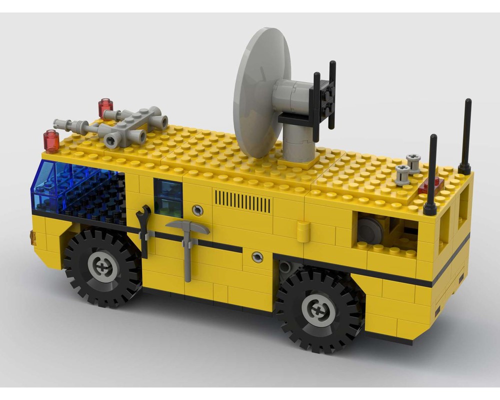 LEGO Set 744-1-c3 Mobile Radar Station (1980 Universal Building Set ...