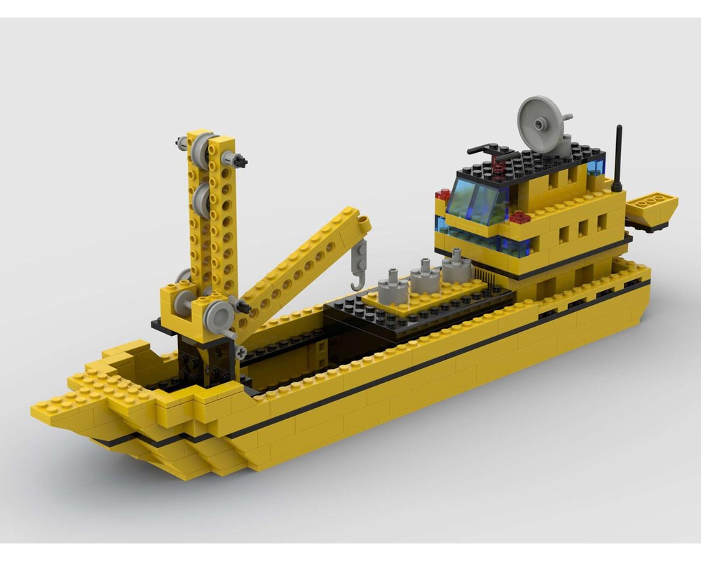LEGO Set 744-1-c4 Cargo Ship (1980 Universal Building Set > Basic ...