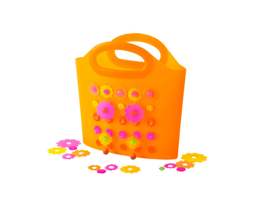 LEGO Set 7511-1 Trendy Tote Tangerine (2003 Clikits) | Rebrickable ...