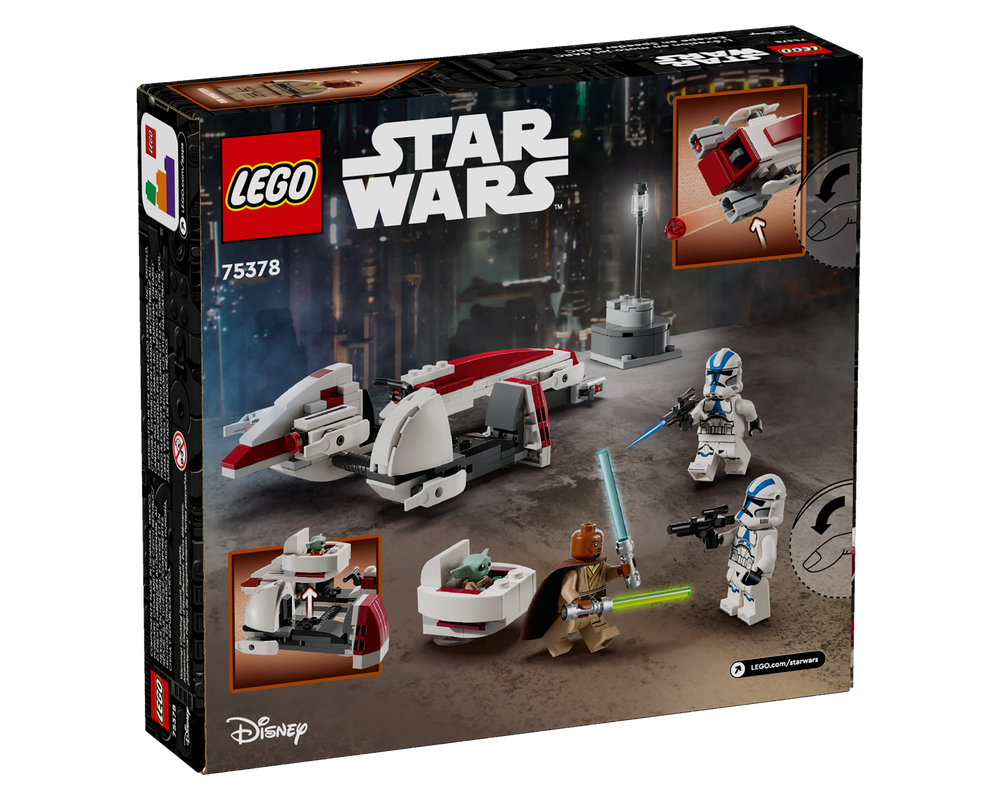 LEGO Set 75378-1 BARC Speeder Escape (2024 Star Wars) | Rebrickable ...
