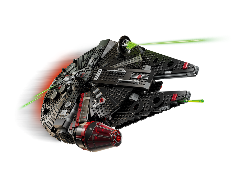 LEGO Set 75389-1 The Dark Falcon (2024 Star Wars) | Rebrickable - Build ...