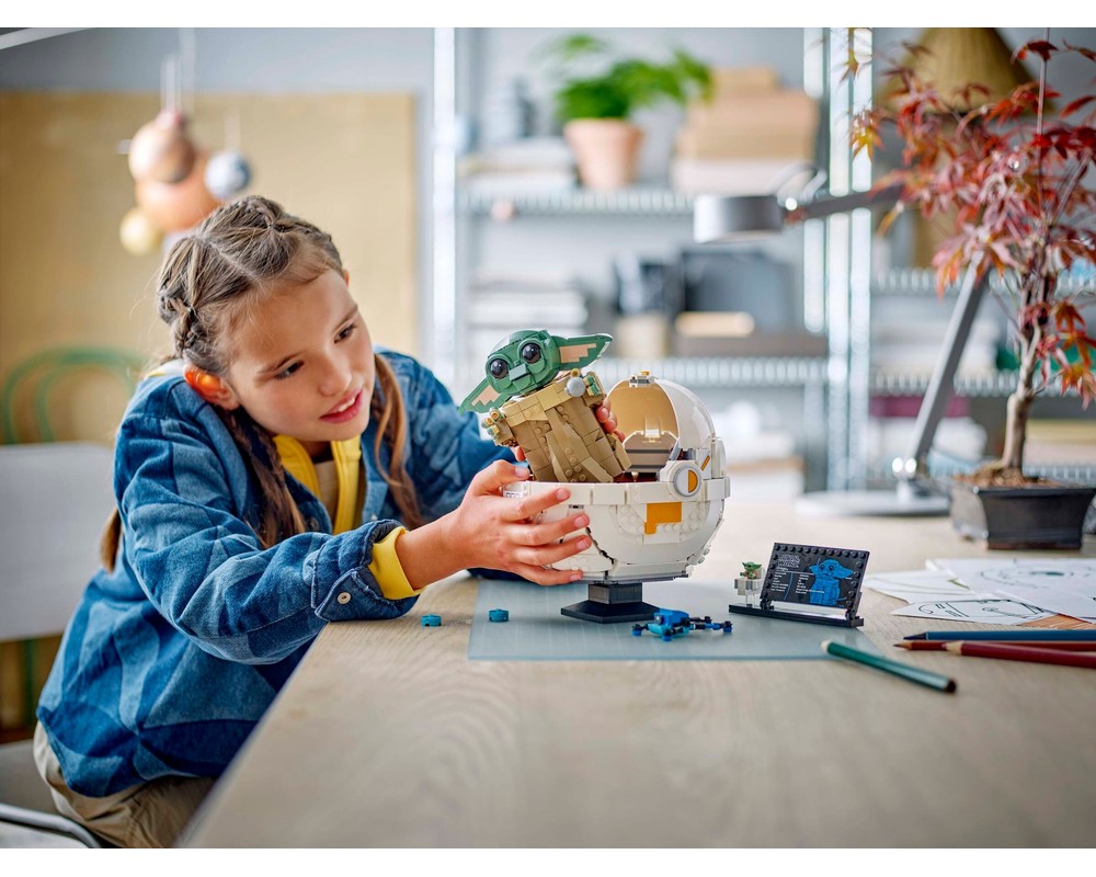 LEGO Set 75403-1 Grogu with Hover Pram (2025 Star Wars) | Rebrickable ...