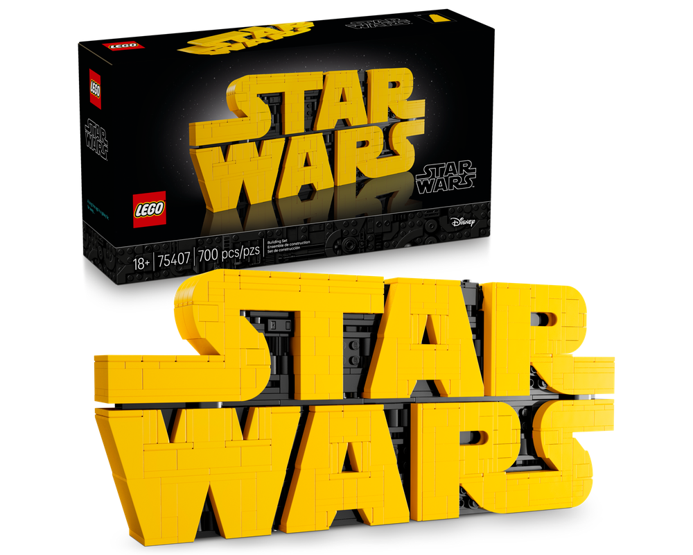 LEGO Set 75407-1 Brick-Built Star Wars Logo (2025 Star Wars ...