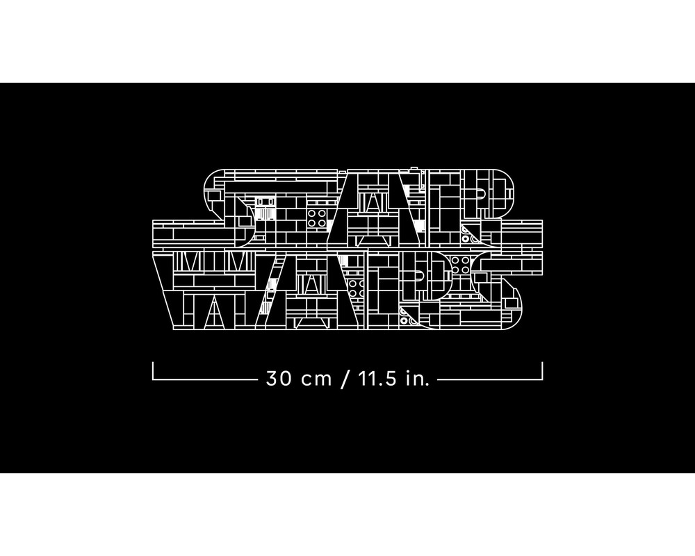 LEGO Set 75407-1 Brick-Built Star Wars Logo (2025 Star Wars ...