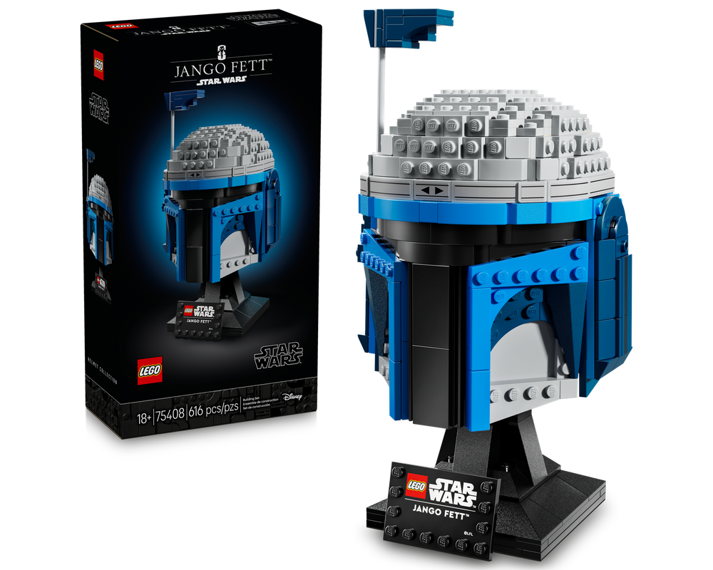 LEGO Set 75408-1 Jango Fett Helmet (2025 Star Wars) | Rebrickable ...