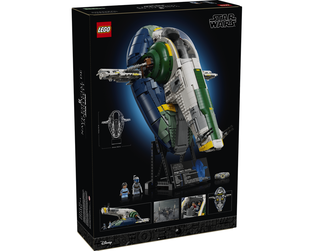 LEGO Set 75409-1 Jango Fett's Firespray-Class Starship (2025 Star Wars ...