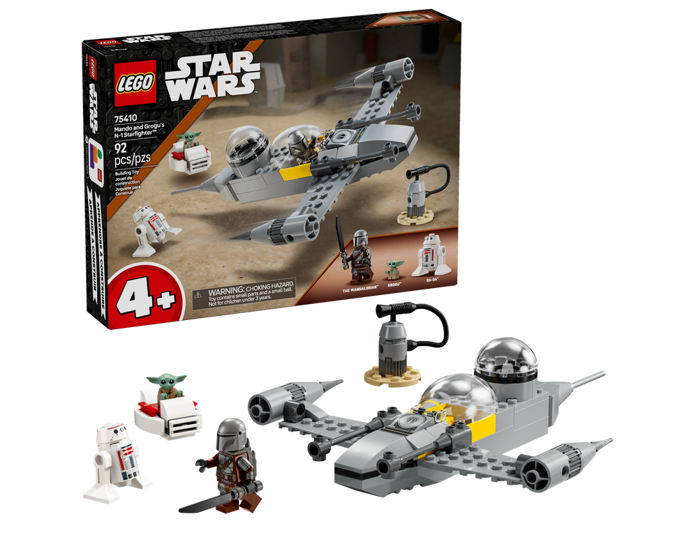 LEGO Set 75410-1 Mando and Grogu's N-1 Starfighter (2025 Star Wars ...