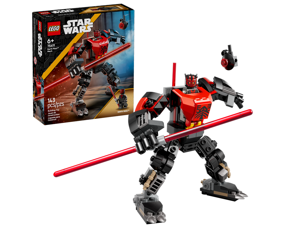 LEGO Set 75411-1 Darth Maul Mech (2025 Star Wars) | Rebrickable - Build ...