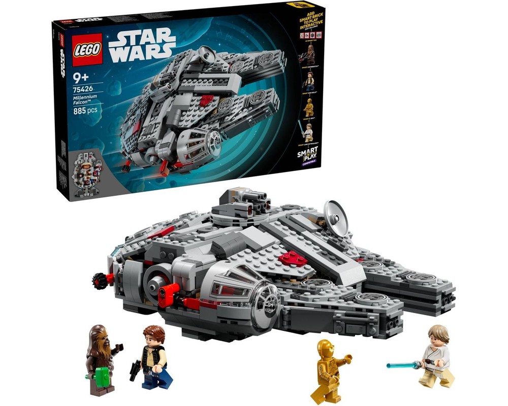 LEGO Set 75426-1 Millennium Falcon (2026 Star Wars) | Rebrickable ...