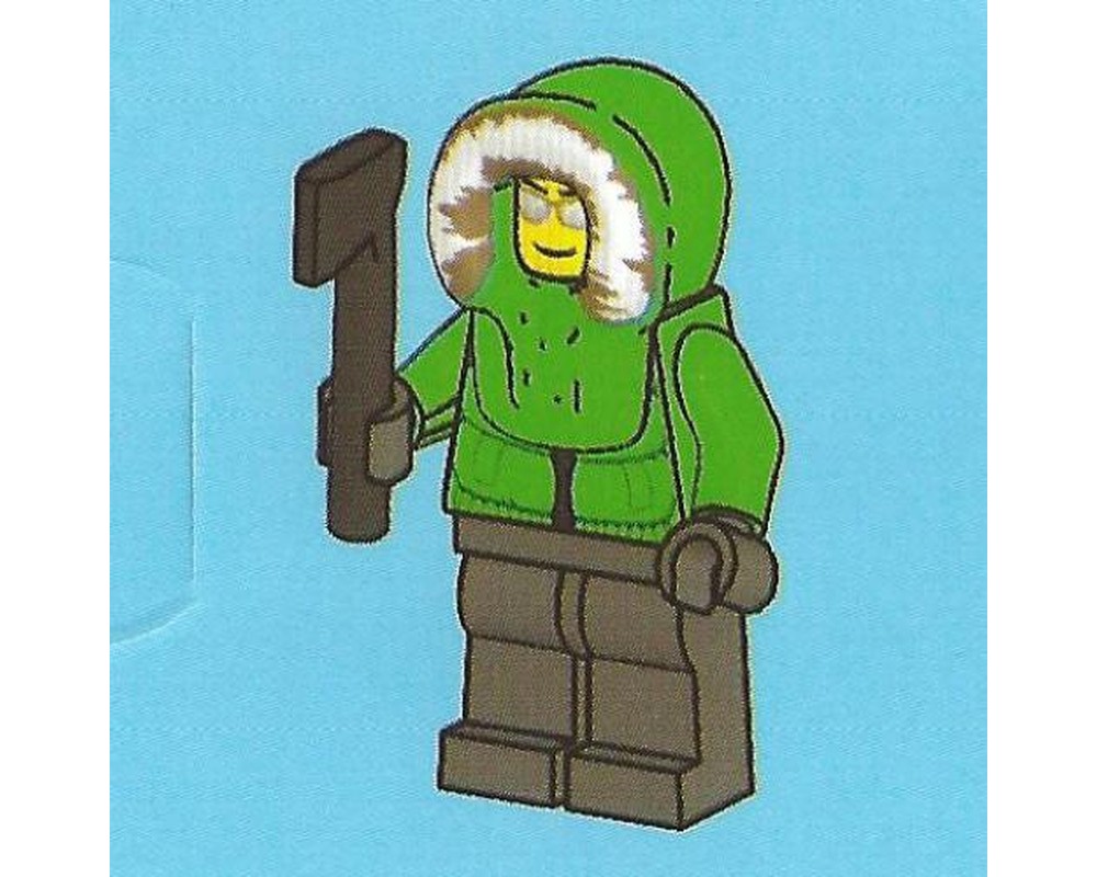 LEGO Set 7553-1-s9 2011 - Day 9: Ice Fisherman (2011 Seasonal > Advent ...