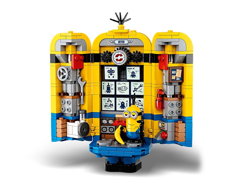 LEGO Set 75551-1 Brick-Built Minions and Their Lair (2020 Minions ...