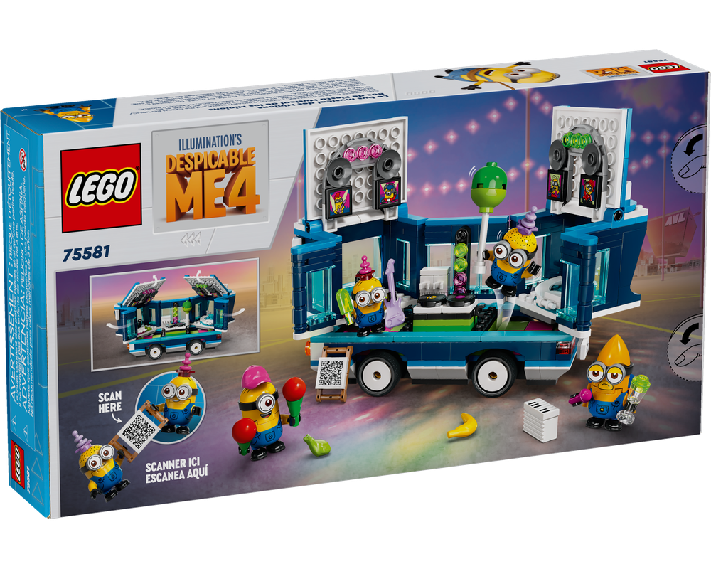 LEGO Set 75581-1 Minions' Music Party Bus (2024 Despicable Me 4 ...