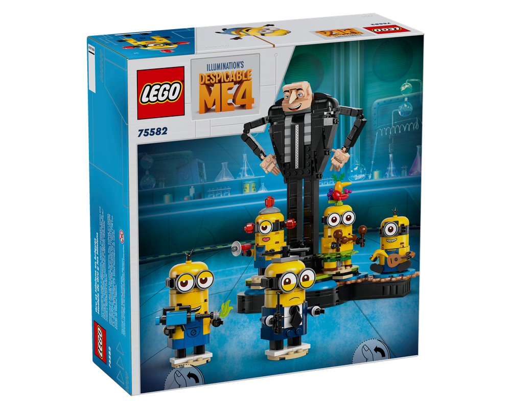 LEGO Set 75582-1 Brick-Built Gru and Minions (2024 Despicable Me 4 ...