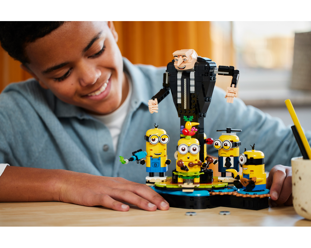 LEGO Set 75582-1 Brick-Built Gru and Minions (2024 Despicable Me 4 ...