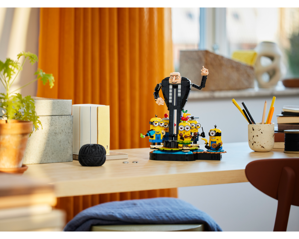 LEGO Set 75582-1 Brick-Built Gru and Minions (2024 Despicable Me 4 ...