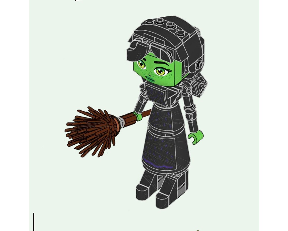 LEGO Set 75682-1-s1 Elphaba (2024 Wicked) | Rebrickable - Build with LEGO