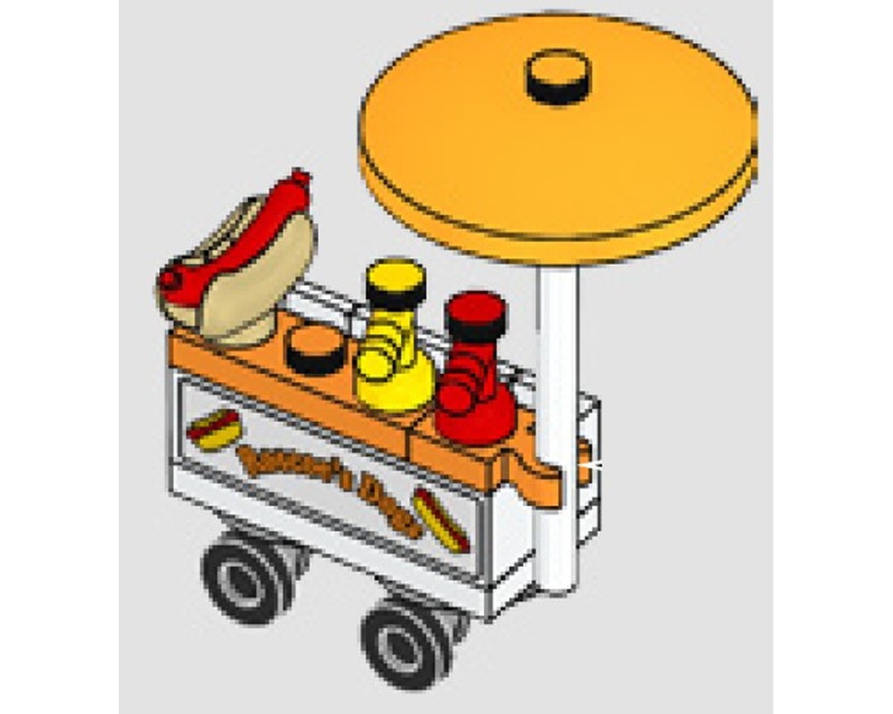 LEGO Set 75883-1-s3 Hot Dog Stand (2017 Speed Champions) | Rebrickable ...