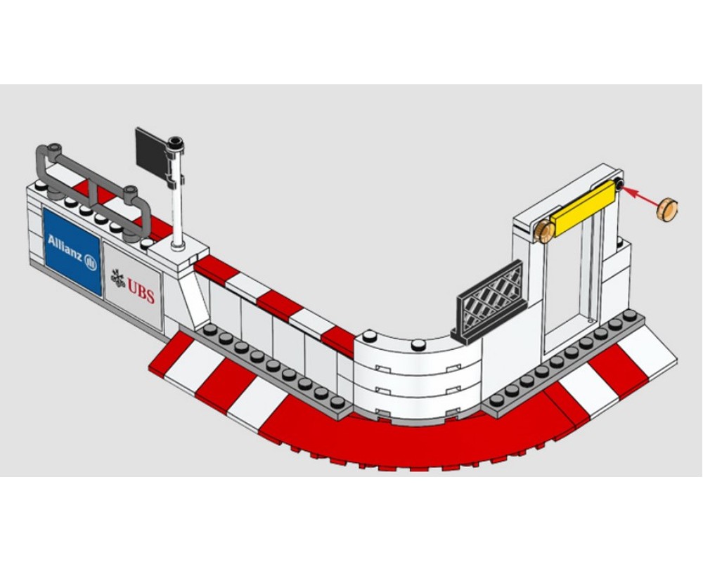 LEGO Set 75883-1-s7 Corner Barrier (2017 Speed Champions) | Rebrickable ...